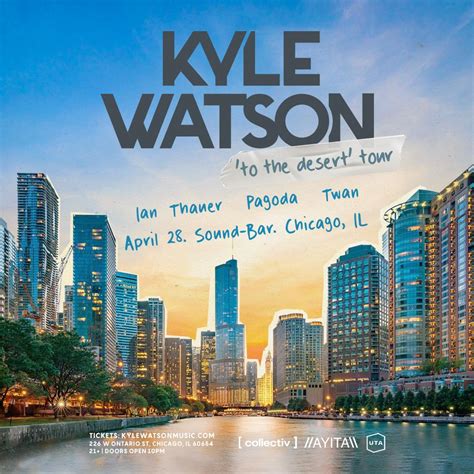 Buy Tickets To Kyle Watson At Sound Bar In Chicago On Apr 28 2023