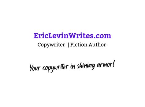 Eric Levin Writes
