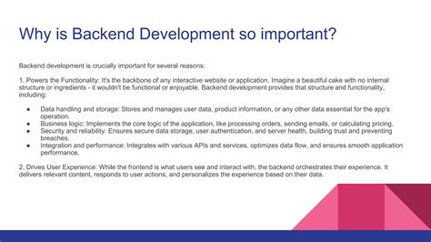 Introduction To Backend Development 1pptx
