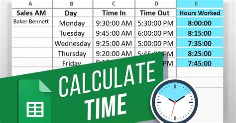Time Is Of The Essence Streamlining Time Calculations With The Google Sheet TIME Formula