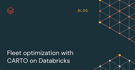 milos colic on linkedin fleet optimization with carto and databricks