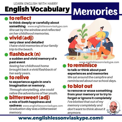 Vocabulary For Describing Memories • Advanced English