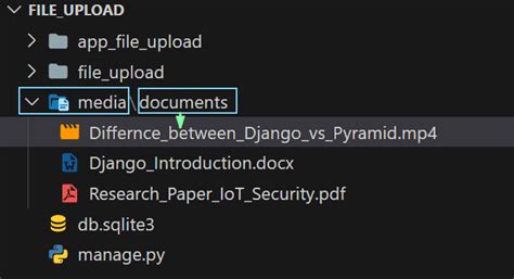 Upload A File In Django