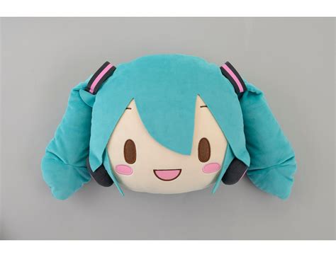 Hatsune Miku Fuwapuchi Mochimochi Face Cushion Sega Tokyo Otaku Mode