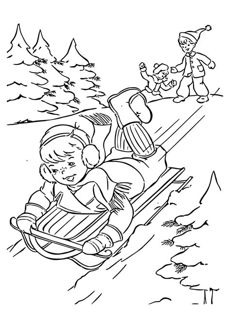 무료 인쇄 가능한 겨울 웃다 색칠하기 성인 및 어린이용 시트 및 그림 소녀 및 소년