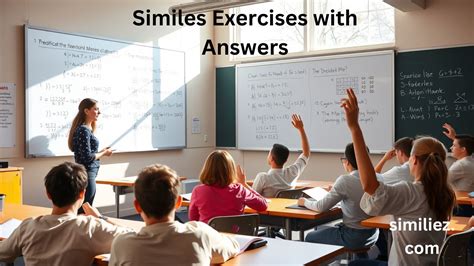 25 Similes Exercises With Answers For Grade 5