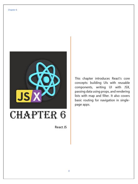 Introduction To React Js Concepts Pdf Java Script Computing