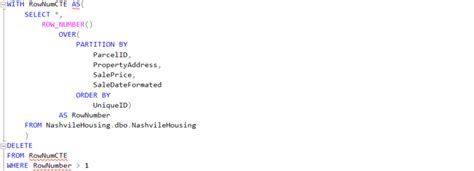 Sql Data Cleaning Project In An Attempt To Continue Growing My By David Velasquez Medium