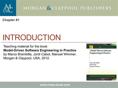 Model Driven Software Engineering In Practice Chapter 1 Introduction Pdf