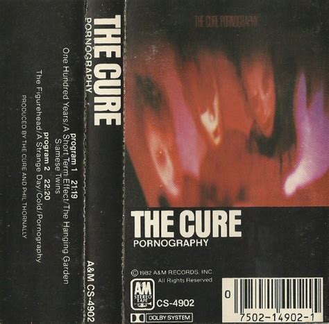 The Cure Pornography 1982 Cassette Discogs