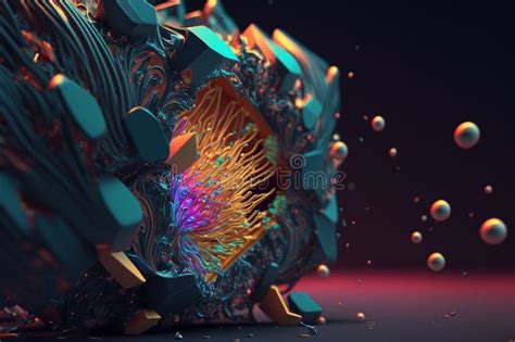 Fractal Love Exploding Like A Structure In Different Shapes Stock Fractal Love Exploding Like A Structure In Different Shapes Stock