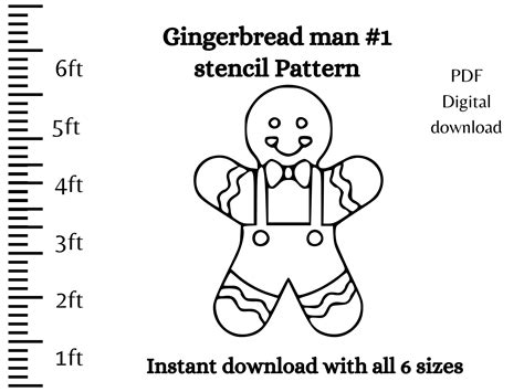 Gingerbread Cut Out Pattern