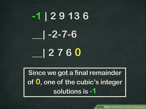 Ways To Solve A Cubic Equation WikiHow