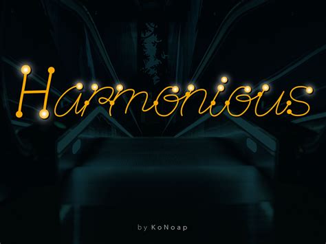 Harmonious Font By Chakon On Dribbble