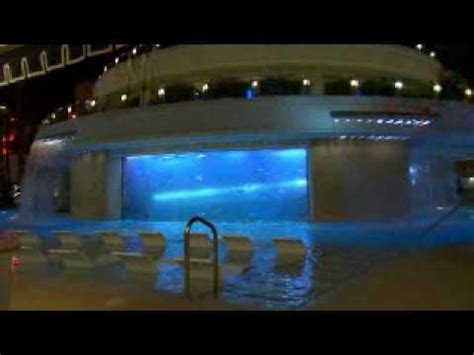 Golden Nugget Las Vegas Swimming Pool The Tank And The Hideout Youtube
