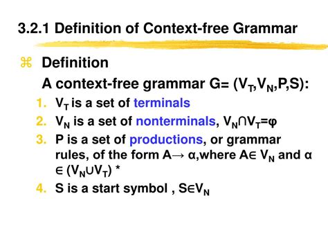 ppt chapter 3 context free grammars and parsing powerpoint