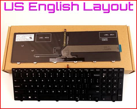 New US English Layout Keyboard For Dell Inspiron 15 3000 15 5542 5545 I5545 17 3542 17 5000