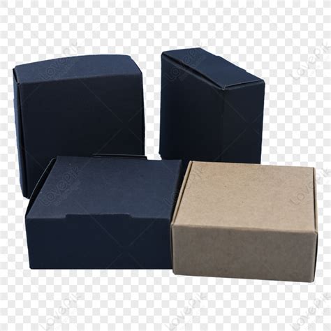 크래프트 종이 파란색 판지 상자 선물 상자꾸러미빠른 배송 Png 일러스트 무료 다운로드 Lovepik