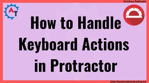 Protractor Tutorial 43 Handle Keyboard Actions In Protractor Key
