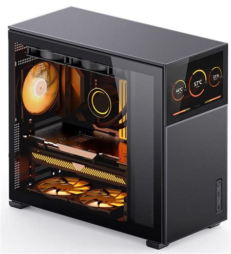 Корпус Jonsbo D41 Mesh Screen Black with window (D41 MESH SC Black ...