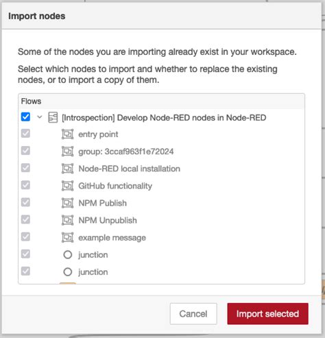 Import Flow View Nodes No Indication Of Duplication For Junction Nodes Core Development