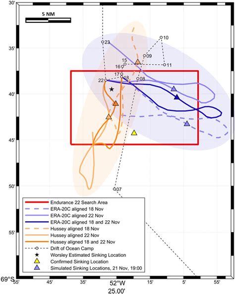 Figure A4 Case 3 Reconstructed Drift Tracks And Sinking Sites Using Download Scientific