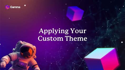 create custom themes for presentations with ai gamma app youtube