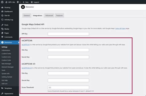 Add ReCAPTCHA To Prevent Spam Elementor