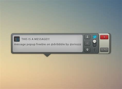 Message Pop Up Psd In Editable Psd Format Free And Easy Download Unlimit Id 271162