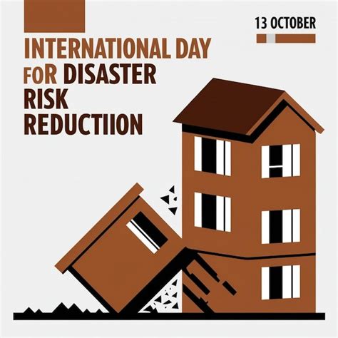 International Day For Disaster Risk Reduction Vector Design