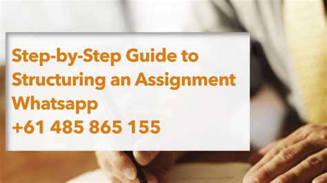 Best Step By Step Guide To Structuring An Assignment For Top