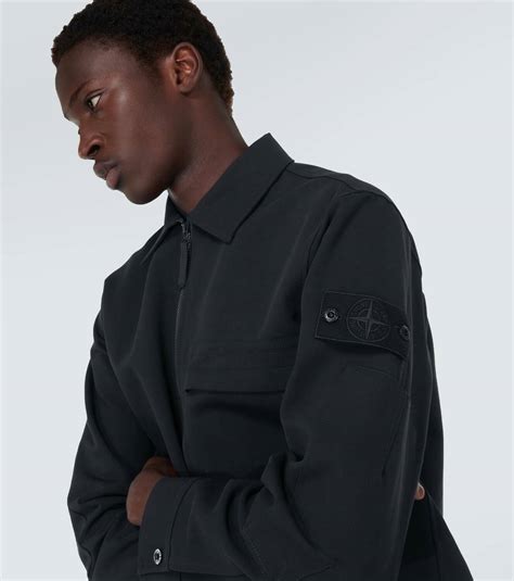 Stone Island Ghost Compass Cotton And Wool Jacket Stone Island