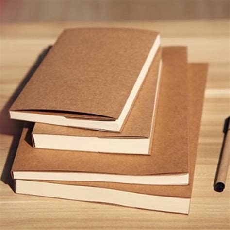 캘리그라피 무지 드로잉노트 드로잉연습 북 공책 무지일기장 다이어리 크로키북 드로잉북 크라프트 빈티지 A5노트 필기 연습공책