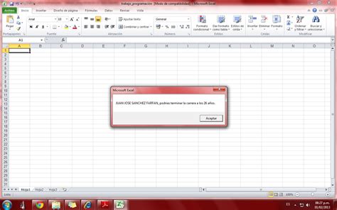 Función Msgbox En Vba Excel Avanzado