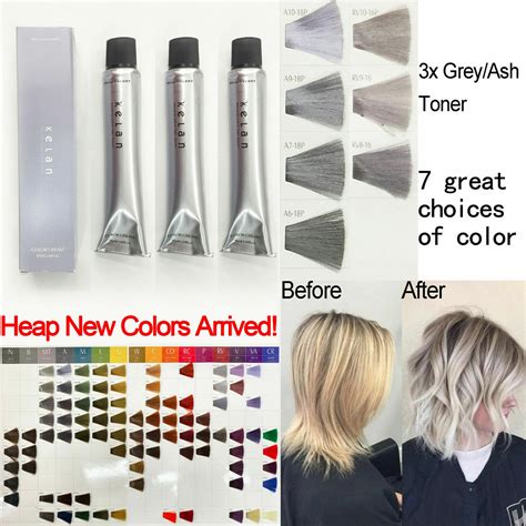 Ash Grey Hair Color Chart