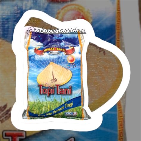 Jual Beras Topi Tani Medium 5liter Murah Meriah Shopee Indonesia