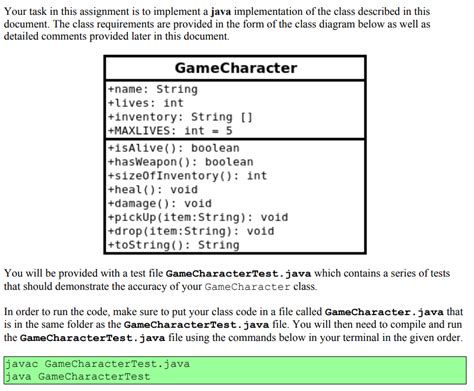 Solved Your Task In This Assignment Is To Implement A Java Chegg