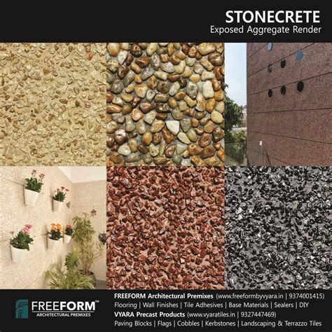 Stonecrete Renders And Plasters Plaster Walls Exposed Aggregate