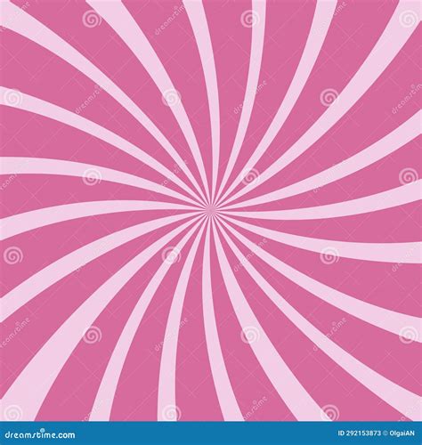 Bright Pink Sun Rays Backgroundrays Background In Retro Style Vector