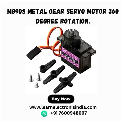 Learnelectronics India On Linkedin Mg90s Servomotor Motioncontrol Diyprojects Robotics