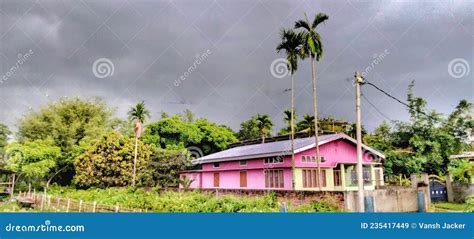 Beautiful Assamese House Design Stock Image Image Of Building Town