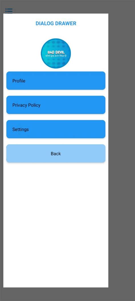 Sketchub • Custom Drawer With Dialog Dialog Drawer Baddevil Sketchub • Custom Drawer With Dialog Dialog Drawer Baddevil