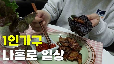 1인가구 살인적인 물가 홀로 살아남아야 하는 독거녀 일상 집밥 요리 브이로그 집순이 자취생 불안증 우울증 극복하기 Youtube