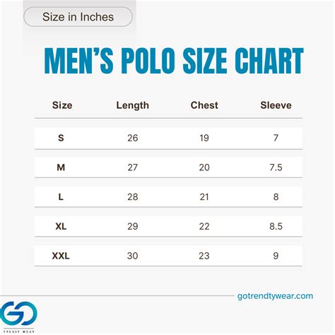 Polo Ralph Lauren Mens Shirt Size Chart Polo Ralph Lauren Big And Tall