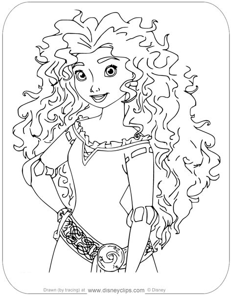 Disney Pixars Brave Coloring Pages