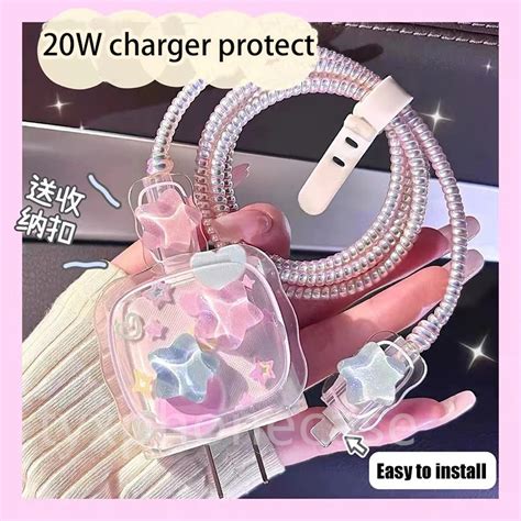 Charger Protector Cable Protector Charger Case Fast Charging Cable Protector For Iphone Pd 20w