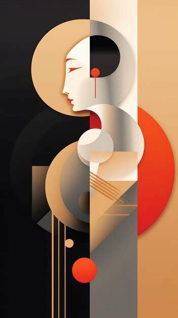 Premium Ai Image Monochromatic Shapes A Contemporary Abstract