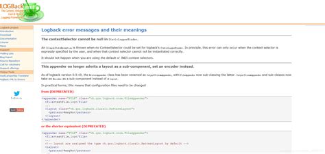 Logback Configuration Error Detected Logback问题解决汇总logback Configuration Error Detected Csdn博客