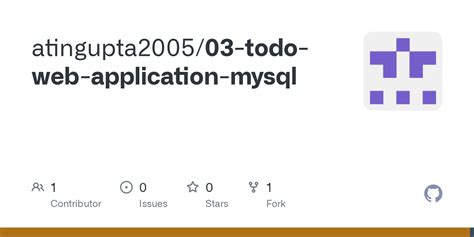 Github Atingupta200503 Todo Web Application Mysql