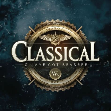 Logo Design For Classical War A Timeless Emblem Of Valor And Tradition
